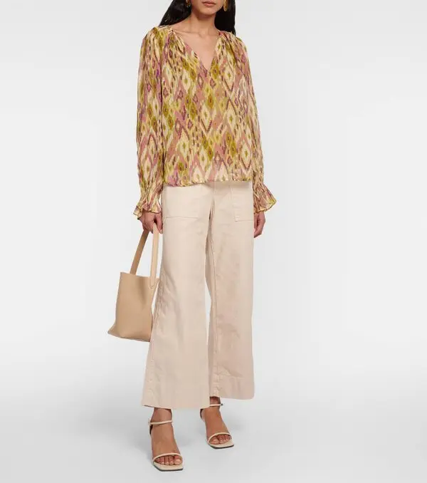 Velvet By Graham & Spencer Kathy Georgette Blouse