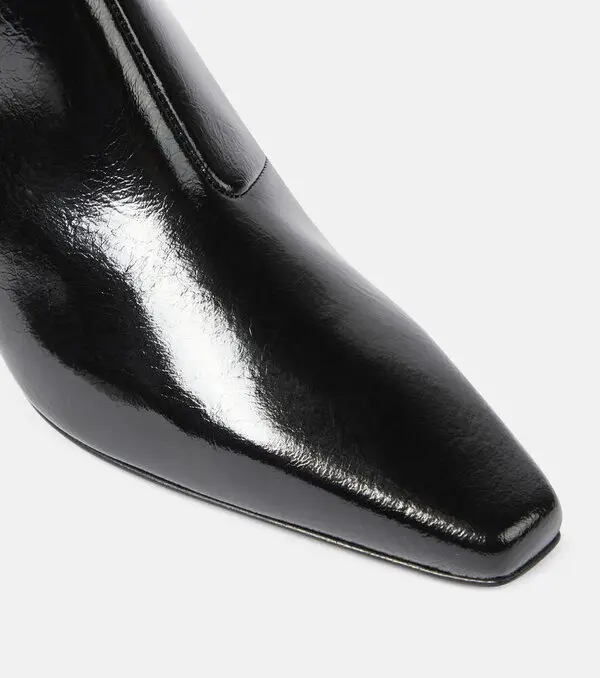TOTEME Slim Leather Ankle Boots