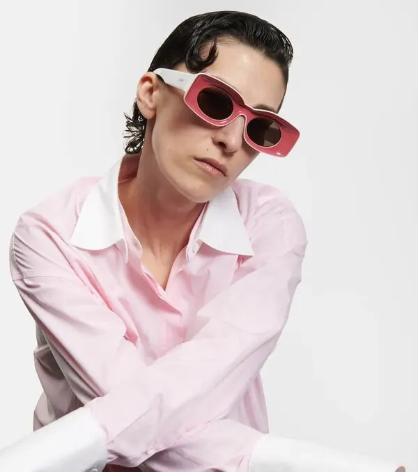 Loewe Rectangular Sunglasses - Multicoloured