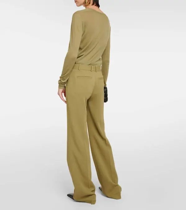 JOSEPH Morissey Mid-rise Flared Pants