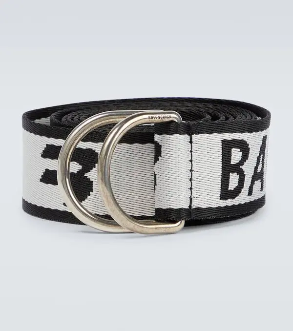 Balenciaga Sporty B Jacquard Belt - Black