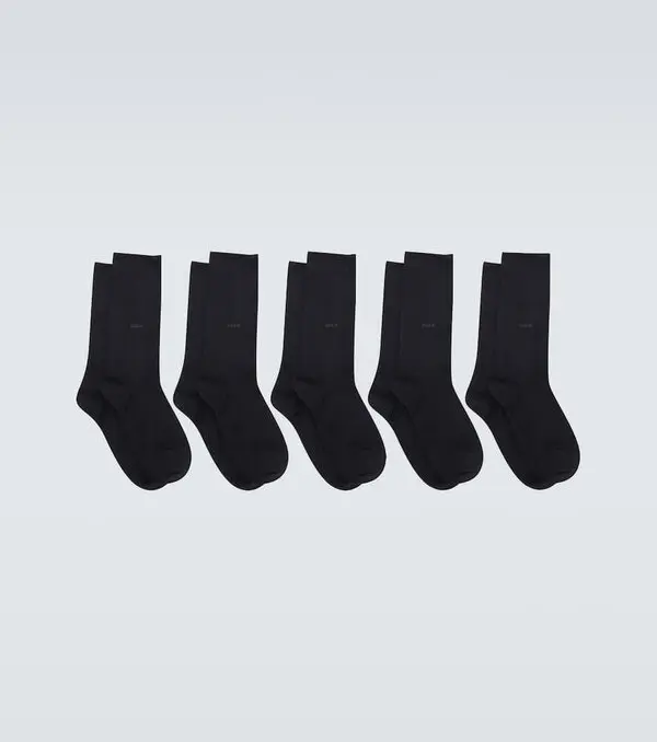 CDLP Set Of Five Pairs Of Socks - Blue