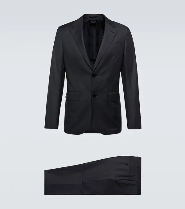 Zegna Single-breasted Virgin Wool Suit