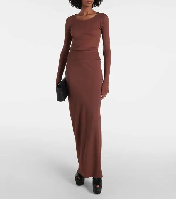 Rick Owens Knitted Maxi Skirt