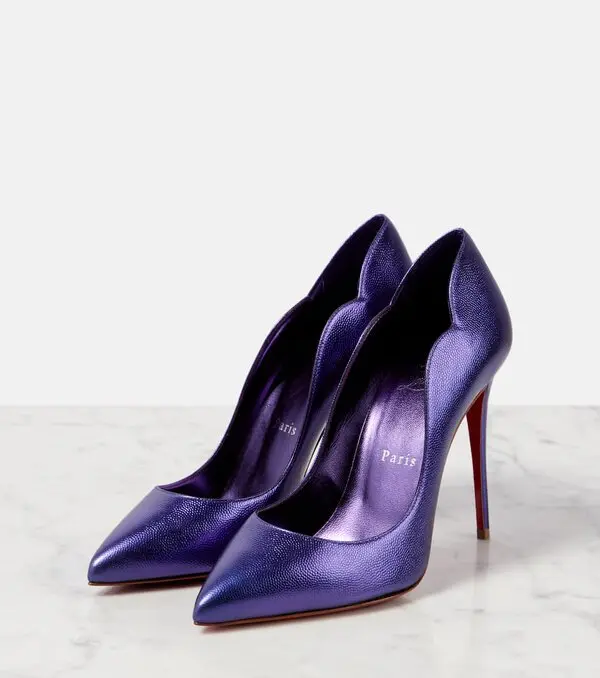 CHRISTIAN LOUBOUTIN Hot Chick 100 Pumps - Purple