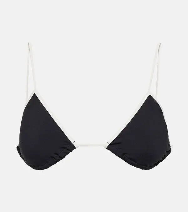 Marysia Bianco Triangle Bikini Top - Black