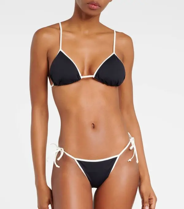 Marysia Bianco Triangle Bikini Top