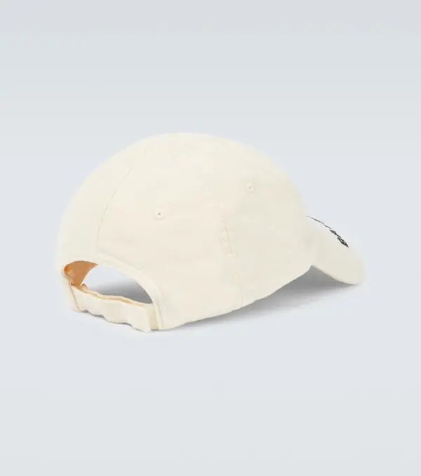 Balenciaga Logo Baseball Cap - White