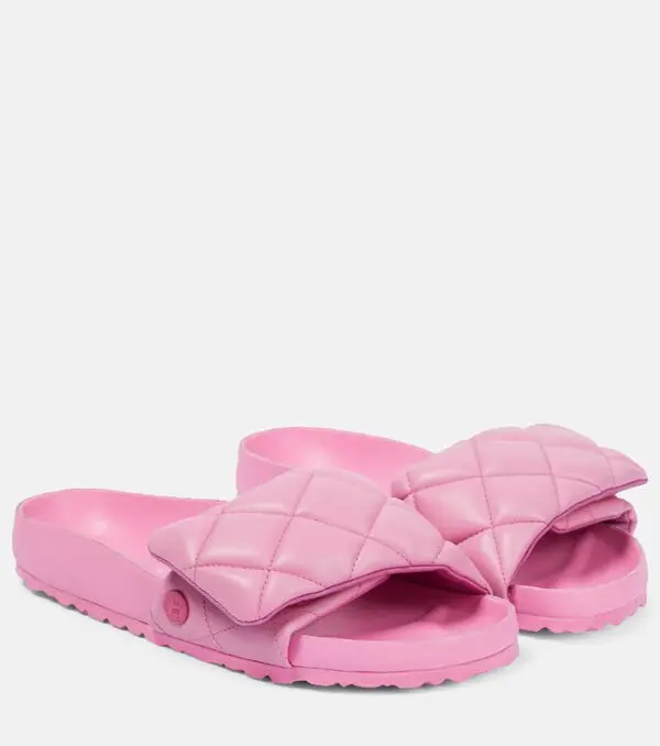 BIRKENSTOCK Sylt Quilted Leather Slides