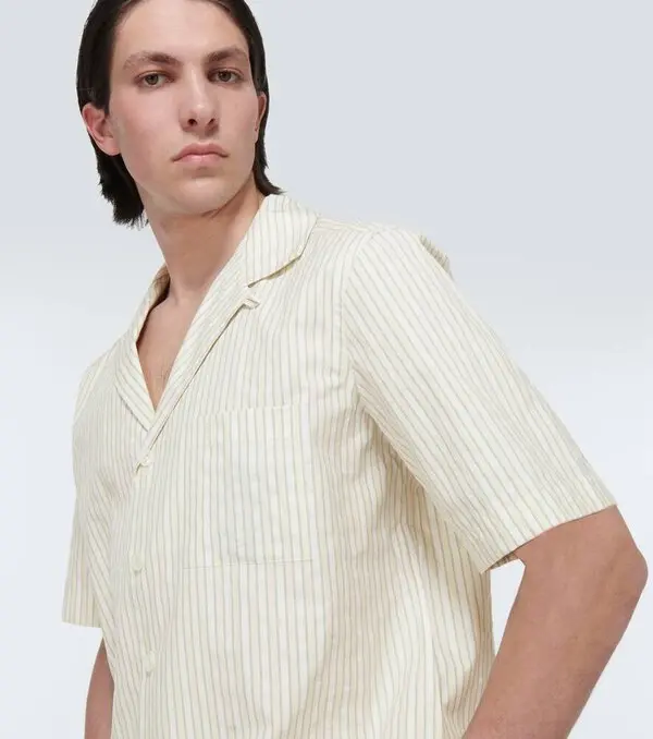 LARDINI Cotton Shirt - Beige