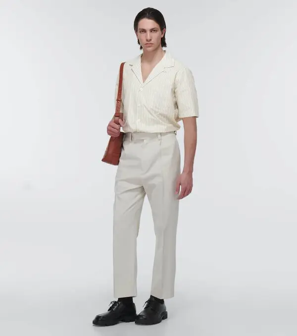 LARDINI Cotton Shirt - Beige