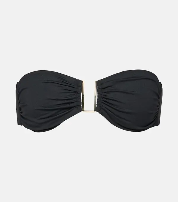 Melissa Odabash Barcelona Bandeau Bikini Top - Black