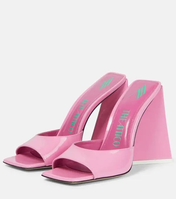 Attico Devon Patent Leather Mules