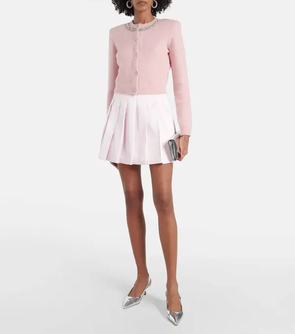 SELF-PORTRAIT Pleated Miniskirt