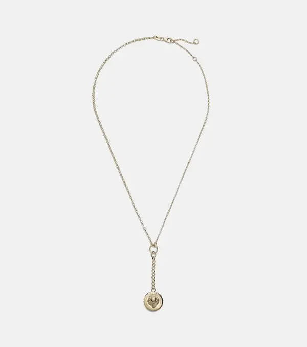 FOUNDRAE Strength 18kt Yellow Chain Necklace With Diamond - Gold