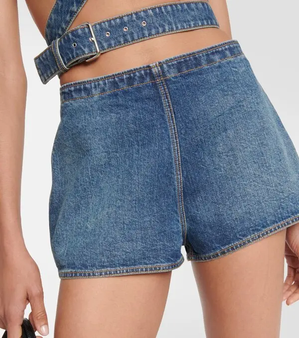 Alaïa Denim Shorts