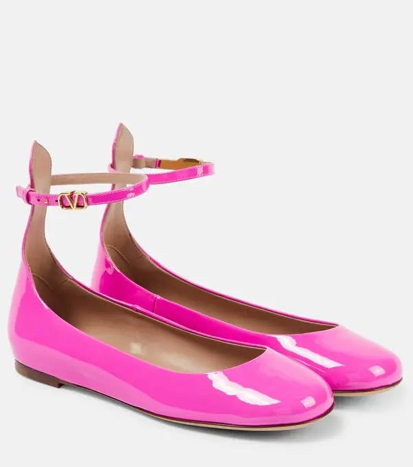 Valentino Garavani Tan-go Ballet Flats - Pink