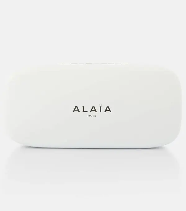 Alaïa Logo Rectangular Sunglasses