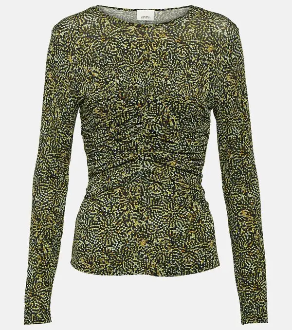 Isabel Marant Étoile Jalilagb Draped Jersey Top