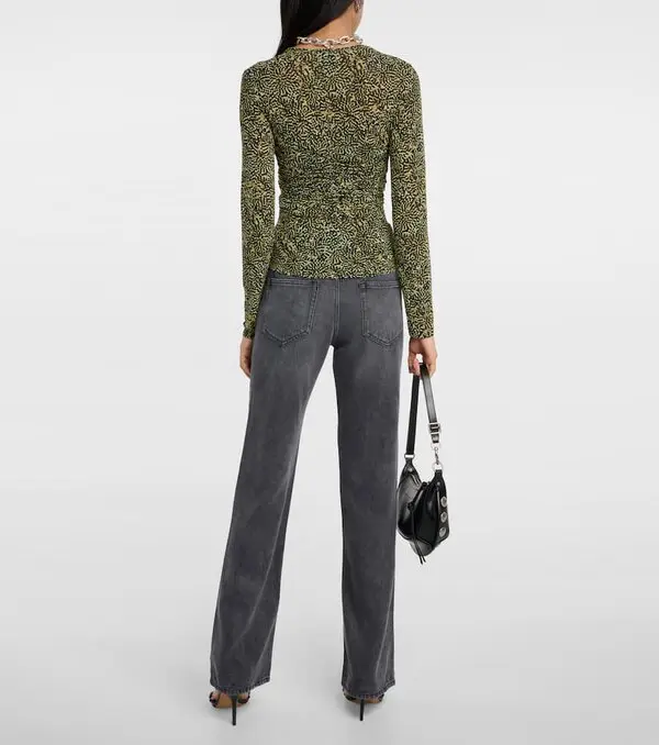 Isabel Marant Étoile Jalilagb Draped Jersey Top