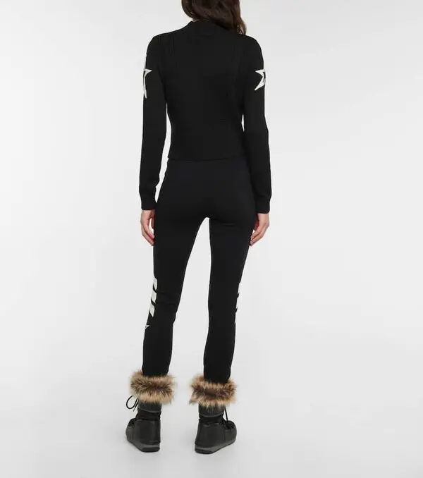 Perfect Moment Cable Underwear Wool Sweater