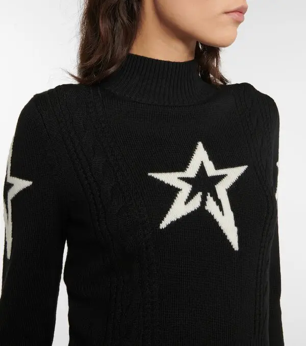 Perfect Moment Cable Underwear Wool Sweater