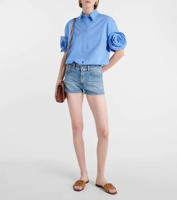 Valentino Garavani Denim Shorts
