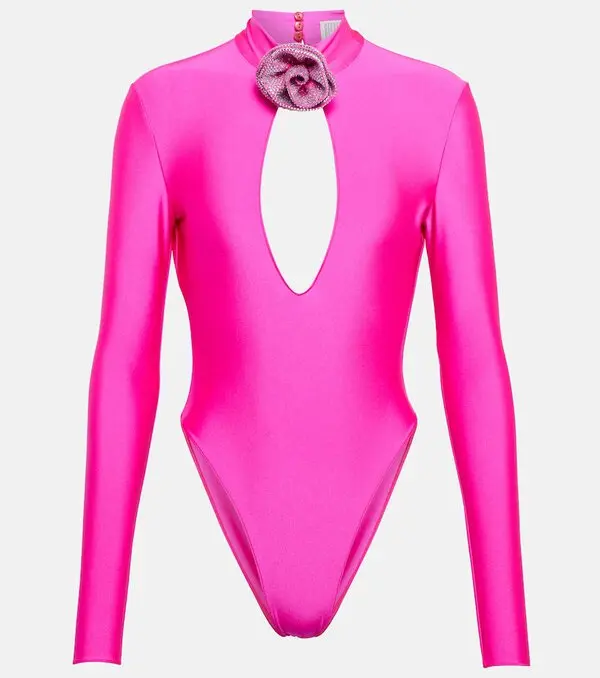 Giuseppe Di Morabito Embellished Jersey Bodysuit