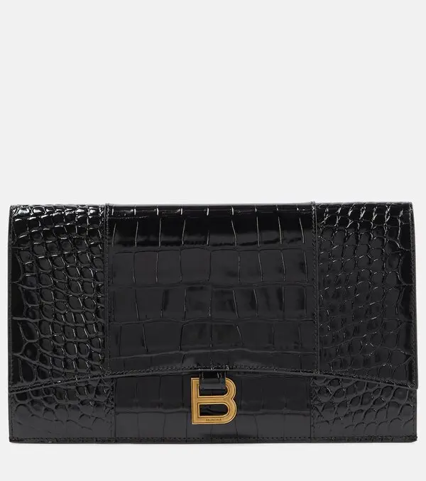 Balenciaga Hourglass Small Clutch
