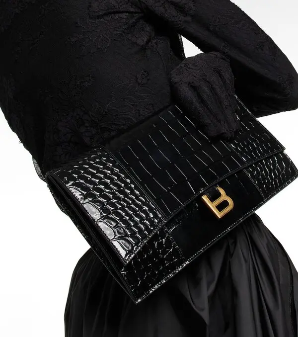 Balenciaga Hourglass Small Clutch