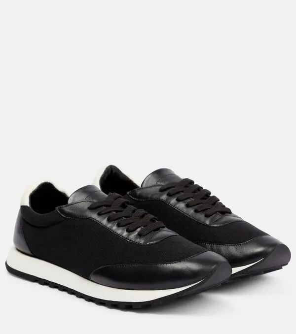 THE ROW Owen Runner Sneakers - Black