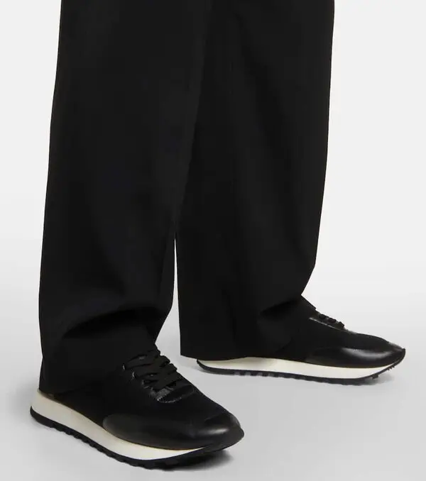 THE ROW Owen Runner Sneakers - Black