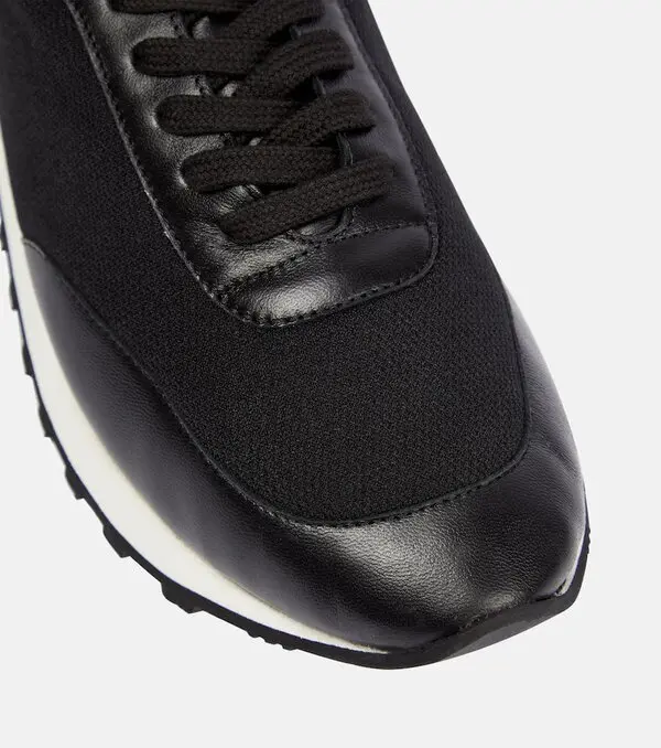 THE ROW Owen Runner Sneakers - Black