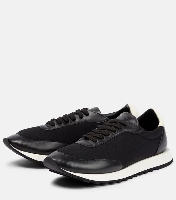 THE ROW Owen Runner Sneakers - Black