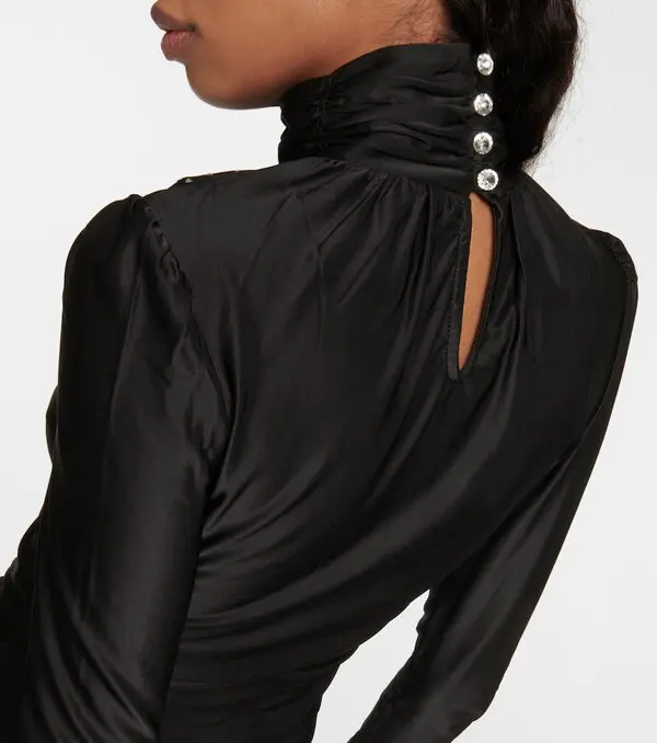 Rabanne Embellished Turtleneck Top