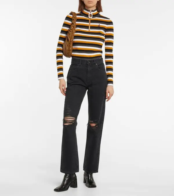 SLVRLAKE London High-rise Wide-leg Jeans