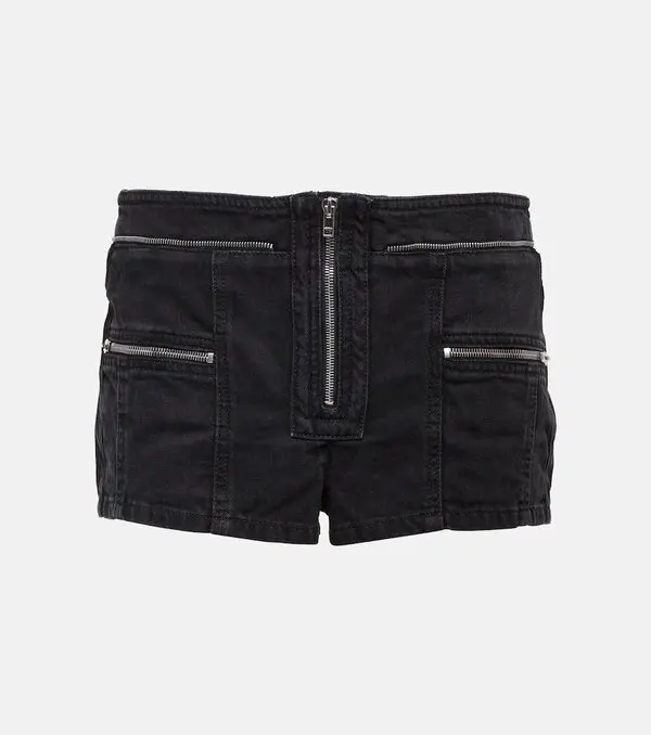 Isabel Marant Étoile Lary Low-rise Denim Shorts - Black