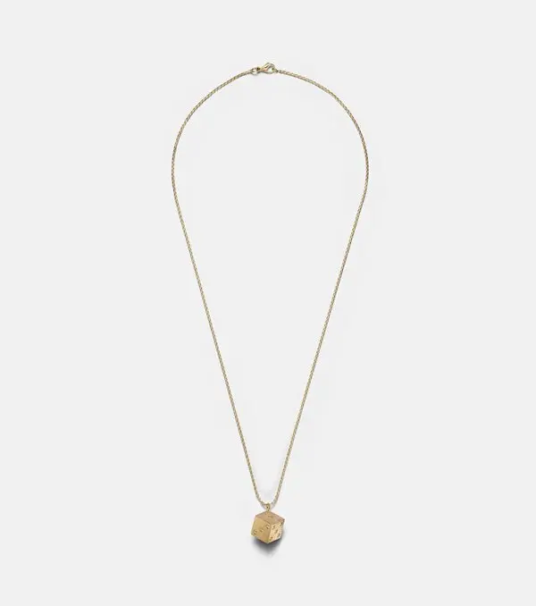 MARIE LICHTENBERG Spiga 18kt Yellow Necklace With Diamonds - Gold