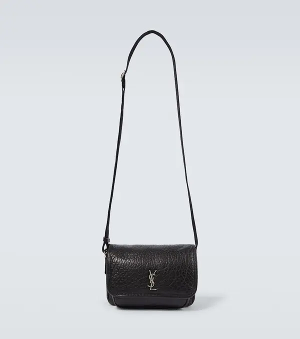 Saint Laurent Niki Small Leather Messenger Bag - Black