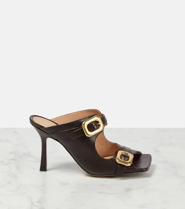 Bottega Veneta Leather Mules