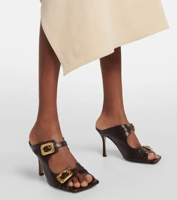 Bottega Veneta Leather Mules