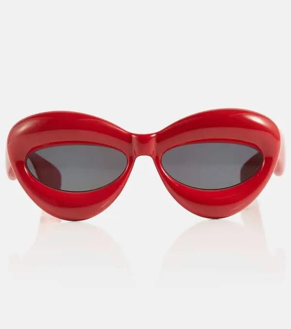 Loewe Inflated Cat-eye Sunglasses - Red