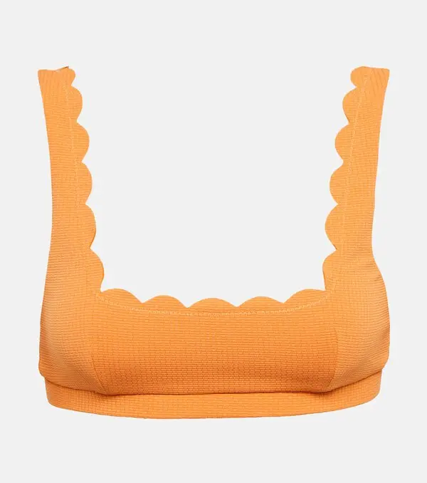 Marysia Mini Palm Springs Bikini Top - Orange