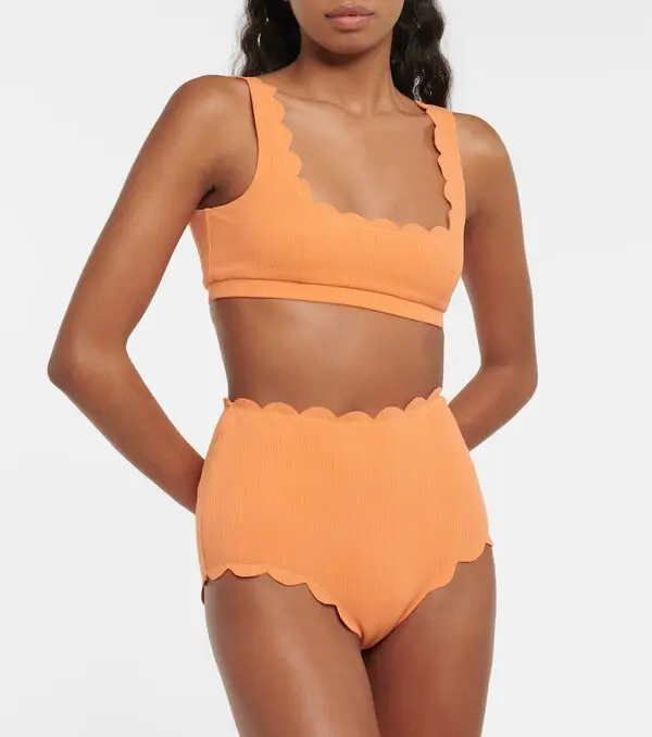 Marysia Mini Palm Springs Bikini Top - Orange