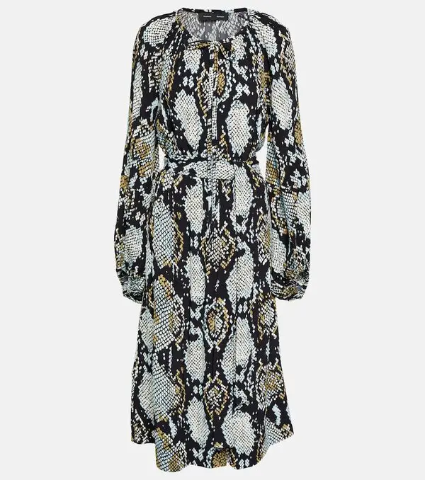 Proenza Schouler Printed Midi Dress
