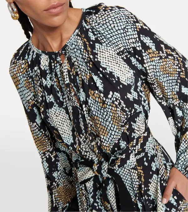 Proenza Schouler Printed Midi Dress