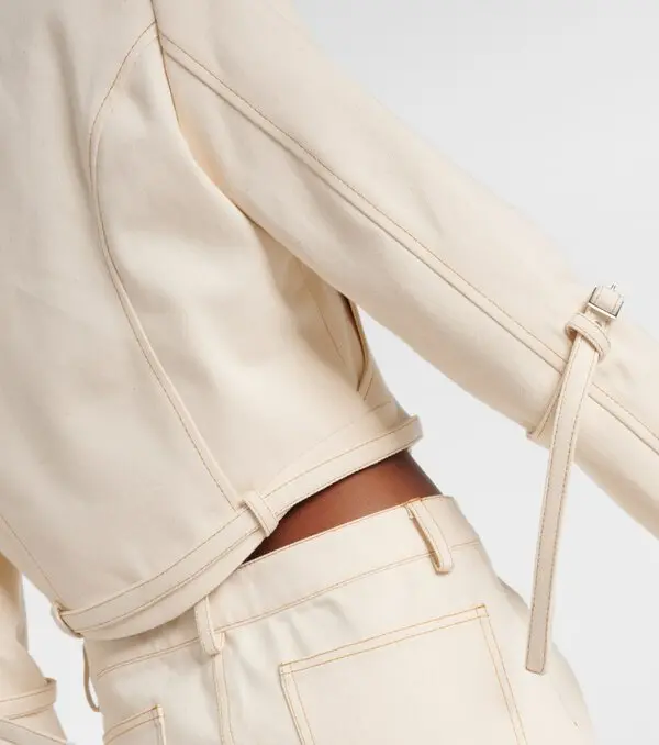 AYA MUSE Tuxis Cropped Denim Jacket