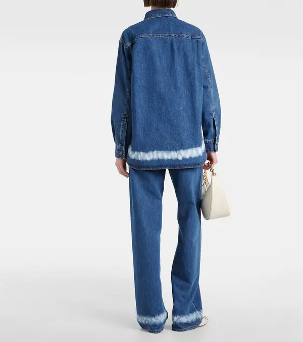 Valentino Garavani Distressed Denim Shirt