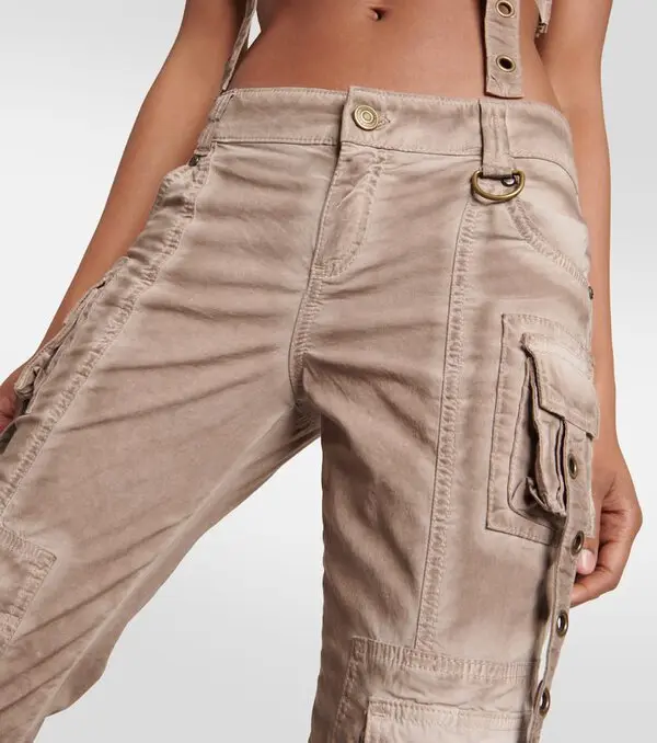 Blumarine Embellished Flared Jeans - Neutrals