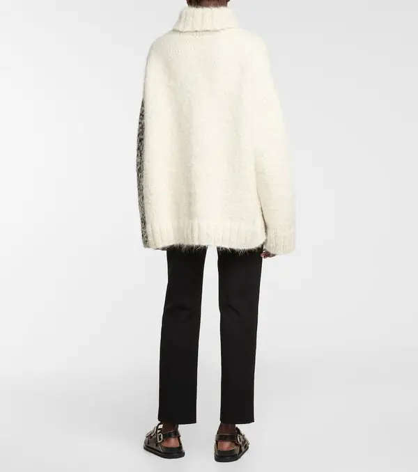 JOSEPH Intarsia Wool-blend Sweater
